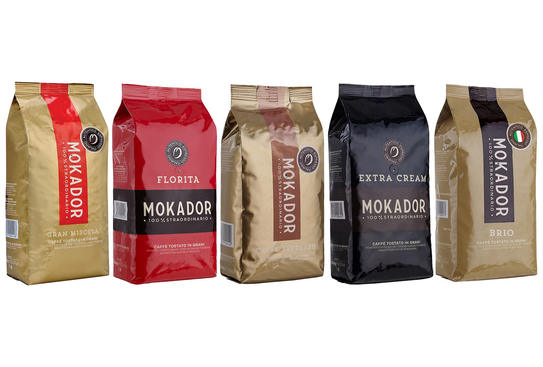 4 ק''ג פולי קפה MOKADOR MIX מיקס לבחירה | פולי קפה | מוקדור - MOKADOR ...
